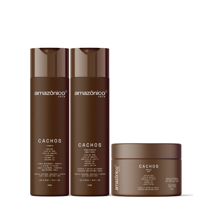 Kit Cachos Definidos- 3 produtos
